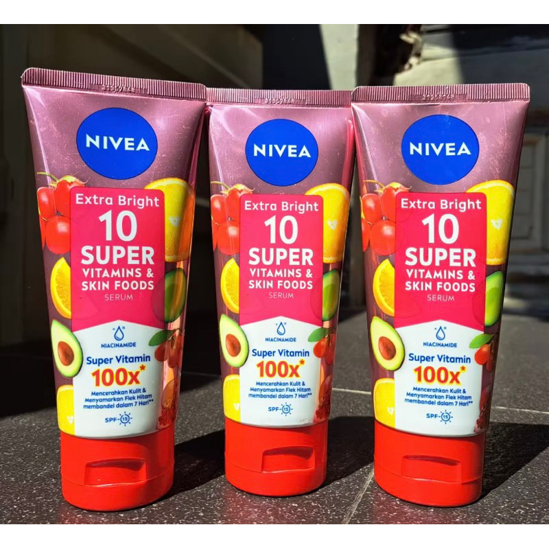 Jual NIVEA BODY SERUM 100X SUPER VITAMIN | Shopee Indonesia