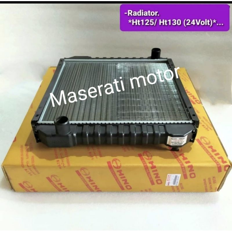 Jual RADIATOR ASSY HINO DUTRO DYNA HT125/HT130 24 VOLT MERK DENSO ASLI ...