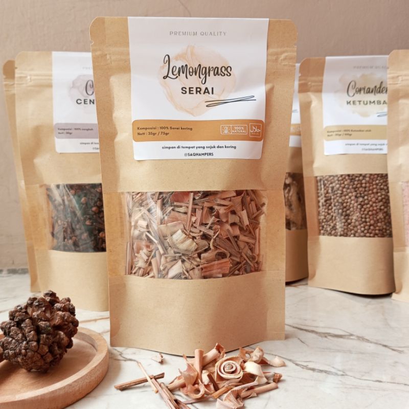 Jual serai kering/ sereh kering/ dried lemongrass/ batang sereh/ rempah ...