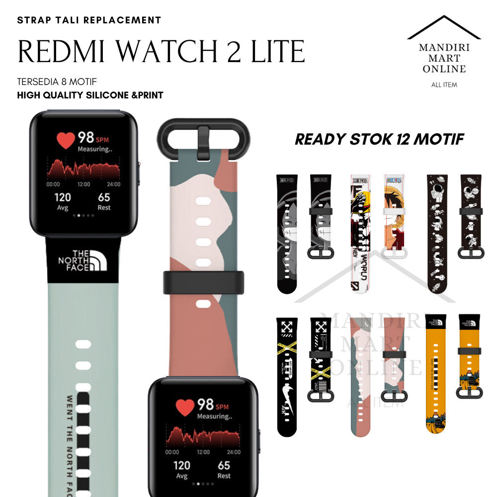Jual Strap Redmi Watch 2 Lite Motif Kartun Tali Pengganti Xiaomi Mi Watch Lite 1 2 Bahan ...