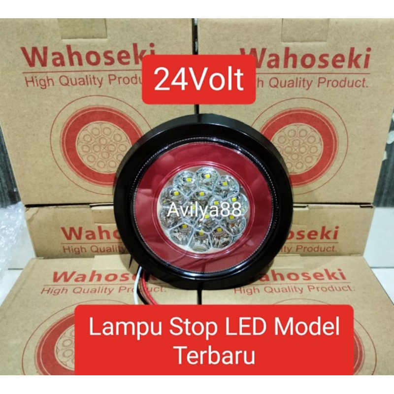 Jual Lampu stop Led Bulat 24Volt Model terbaru, Original by Wahoseki ...