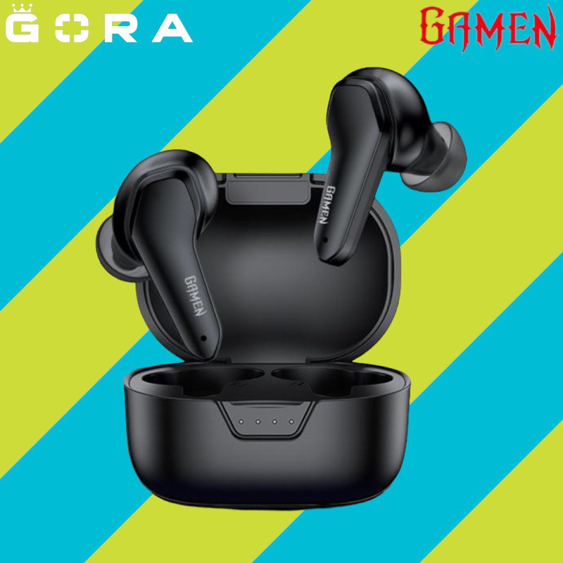 Jual Headset Gaming GAMEN Sirens Earphone Bluetooth 5.0 TWS LED HD ...