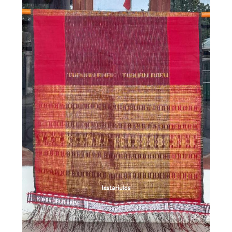 Jual Ulos Sirara Ragi Hotang Ulos Hela asli tenun tangan manual ...