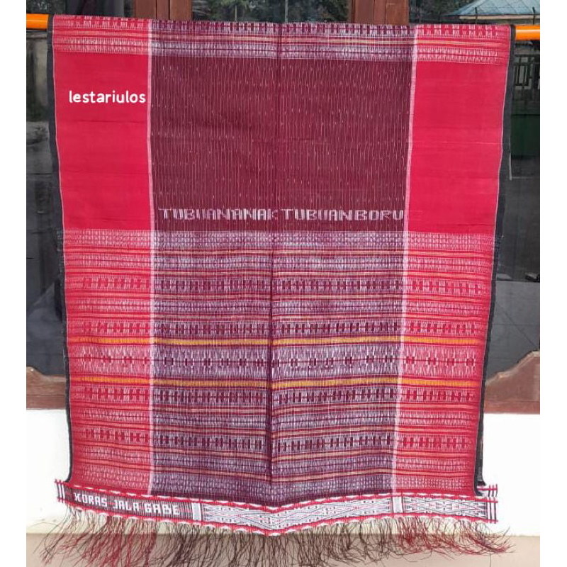 Jual Ulos Sirara Ragi Hotang Ulos Hela Asli Tenun Tangan | Shopee Indonesia