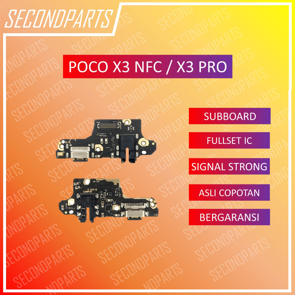 Jual KONEKTOR CHARGER PAPAN MIC PLUG IN POCOPHONE POCO X3 NFC / X3 PRO ORIGINAL COPOTAN | Shopee ...
