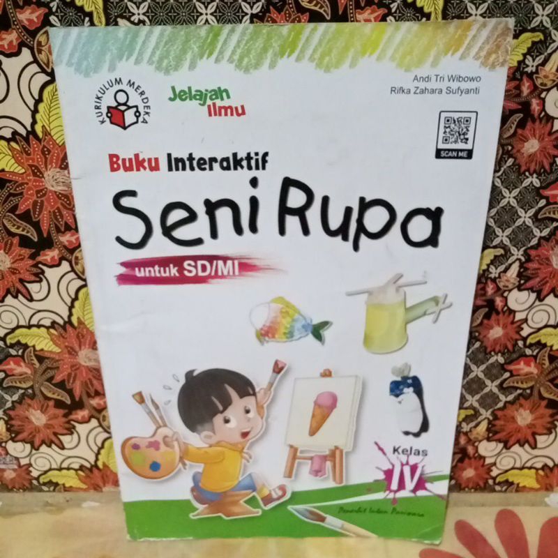 Jual BUKU INTERAKTIF SENI RUPA SD/MI KELAS 4 IV KURIKULUM MERDEKA | Shopee Indonesia