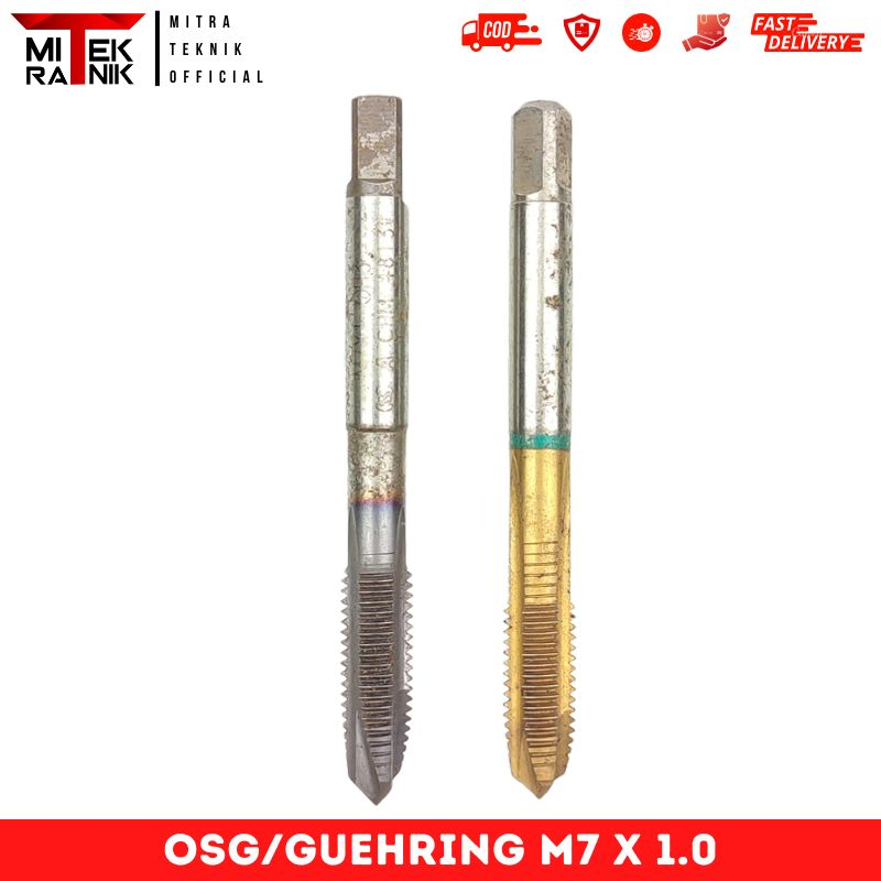 Jual Hand Tap M7 x 1 Pembuat Drat Tap Baut 11 OSG Guehring | Shopee Indonesia