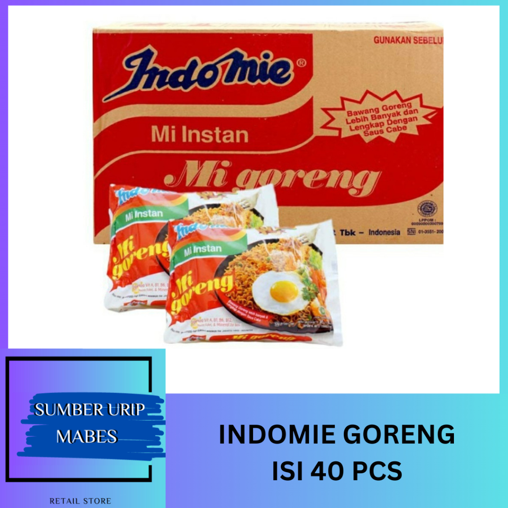 Jual INDOMIE MIE INSTANT GORENG RASA GORENG SPECIAL 78 GR | 40 PCS ...