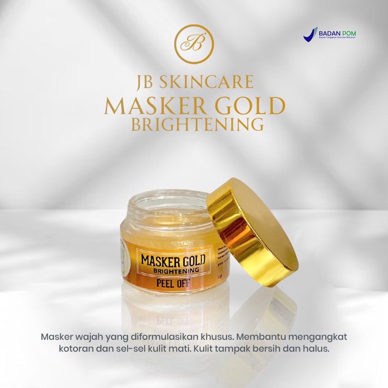 Jual JB skincare brightening Masker emas/gold Peel off | Shopee Indonesia