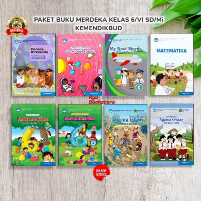 Jual Paket Buku Kelas 6/VI SD/Mi Kurikulum Merdeka - Kemendikbud | Shopee Indonesia