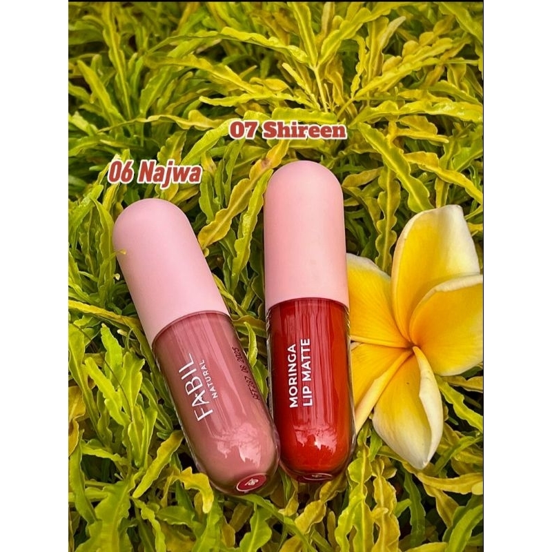 Jual Fabil Lipmatte MORINGA/KELOR, lipstik herbal tanpa membuat bibir ...