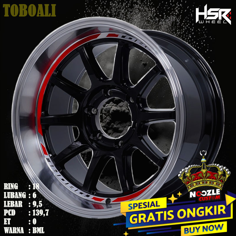 Jual Velg Mobil Celong R18 Lebar 9,5 Rata Pelek Racing HSR Terbaru R18 ...
