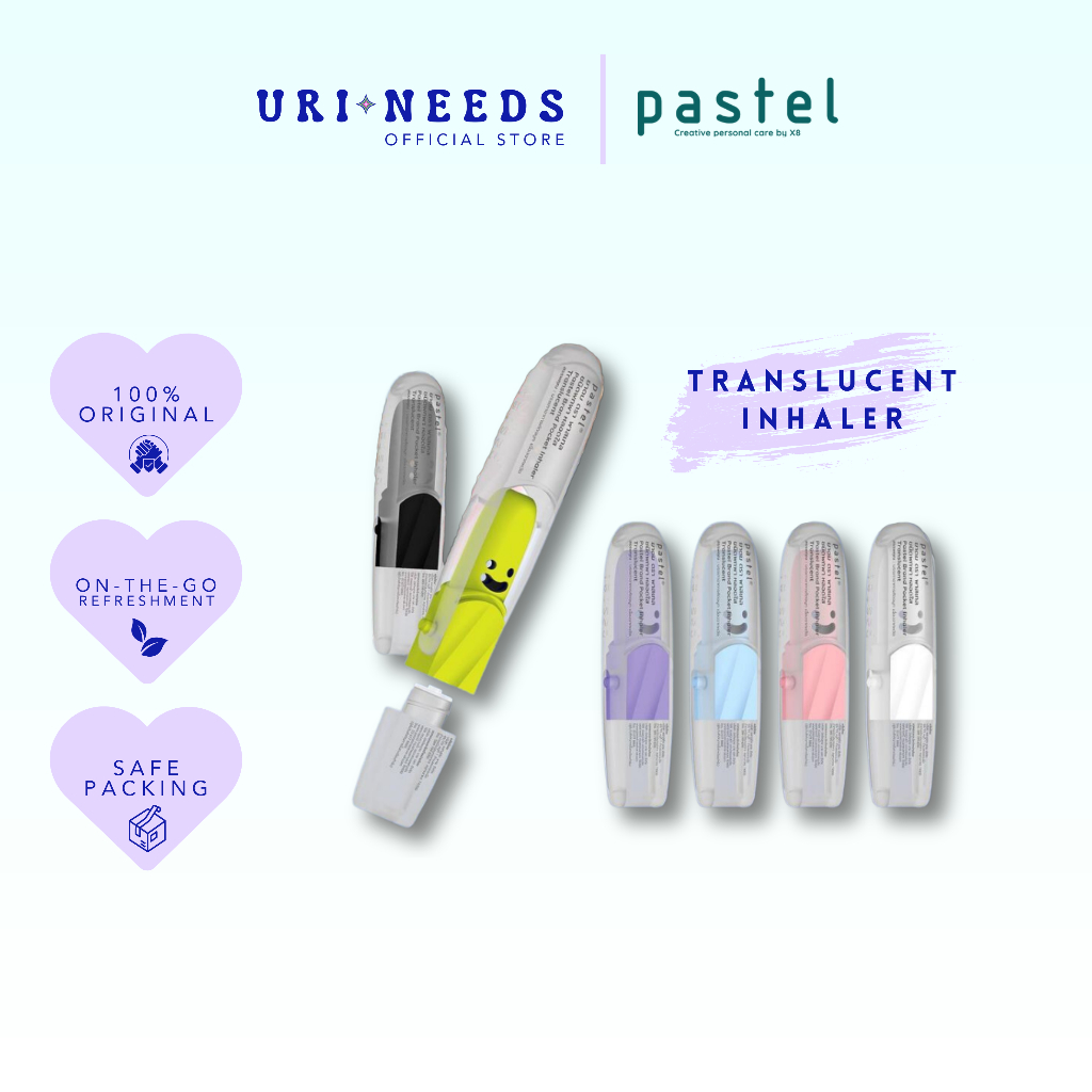 Jual Pastel Pocket Translucent Inhaler X Milli 2in1 - ORIGINAL THAILAND ...