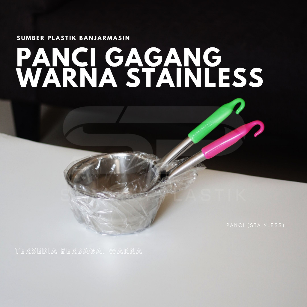 Jual Panci Gagang Warna Warni 16 18 cm Panci Mie Stainless Panci ...