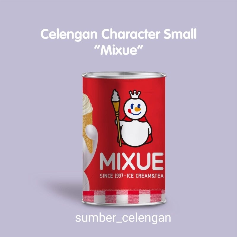 Jual Celengan target buka tutup tabungan karakter MIXUE PERMANEN SMALL ...
