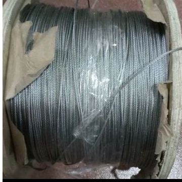 Jual kabel seling galvanis 2mm wire rope anti karat 2mili tali kawat ...