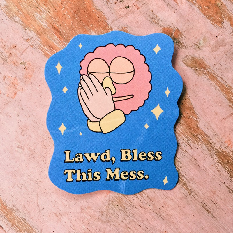 Jual Bless This Mess - Vinyl Sticker | Shopee Indonesia