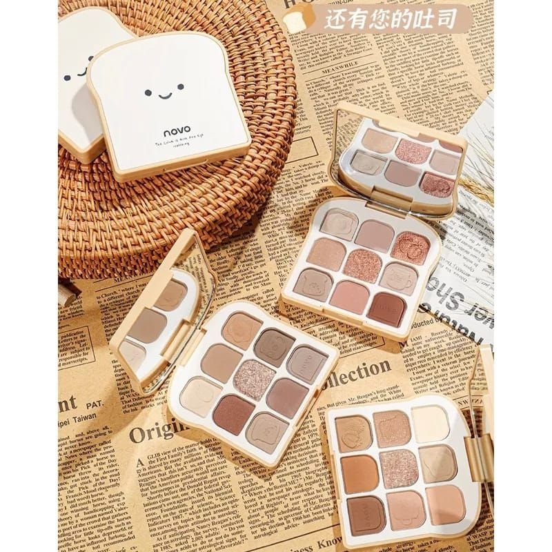 Jual Novo eyeshadow bread pallete/Novo eyeshadow/Novo eyeshadow bread ...