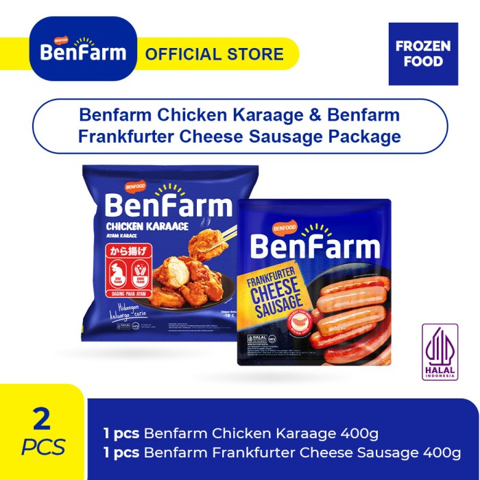 Jual Benfarm Chicken Karage & Benfarm Frankfurter Cheese Sausage ...