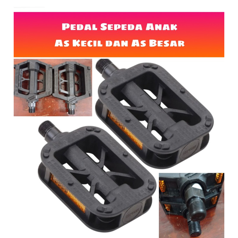 Jual Pedal Sepeda Anak As Kecil Dan As Besar 1 Pasang Pedal Sepeda BMX ...