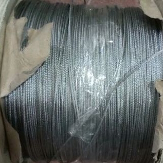 Jual kabel seling galvanis 3mm wire rope anti karat 3mili tali kawat ...