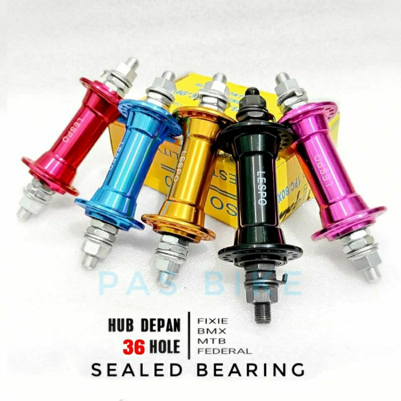 Jual Hub Depan 36 Alloy Bearing sepeda push bike bmx fixie commuter ...