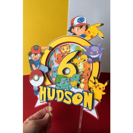 Jual Cake Toppers 3D dan Lampu LED/Dekorasi ulang tahun anak gambar ...