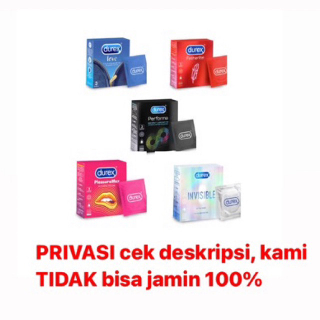 Jual DUREX PENGAMAN KONDOM Durex Love Jeans Performa Invisible Fetherlite PleasureMax Durek ...
