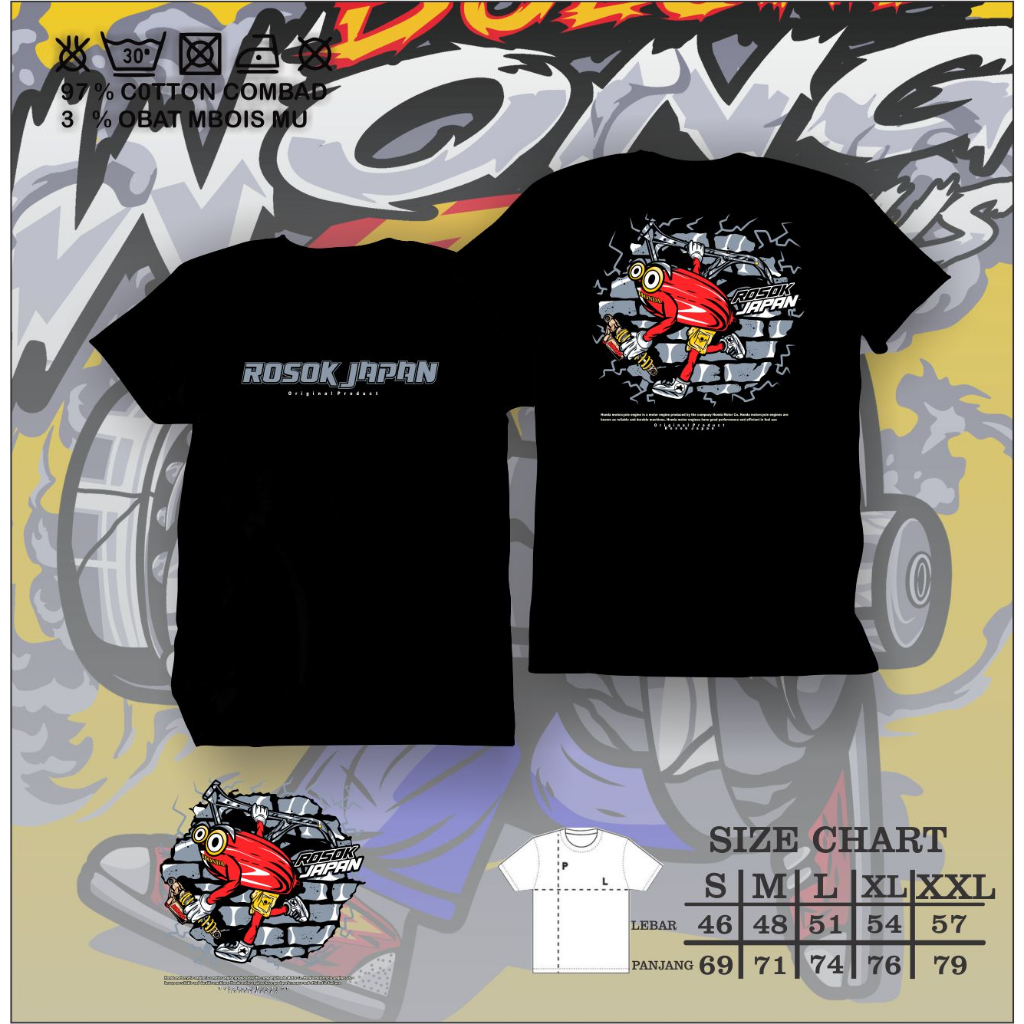Jual KAOS ROSOK JAPAN VOL 2 KAOS CB GL TIGER HEREK KAOS TERBAIK ...