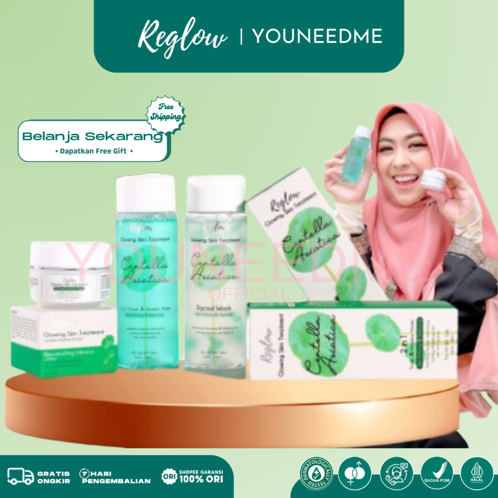 Jual [BISA COD] REGLOW Glow Skin Treatment Skincare Original Glowing ...