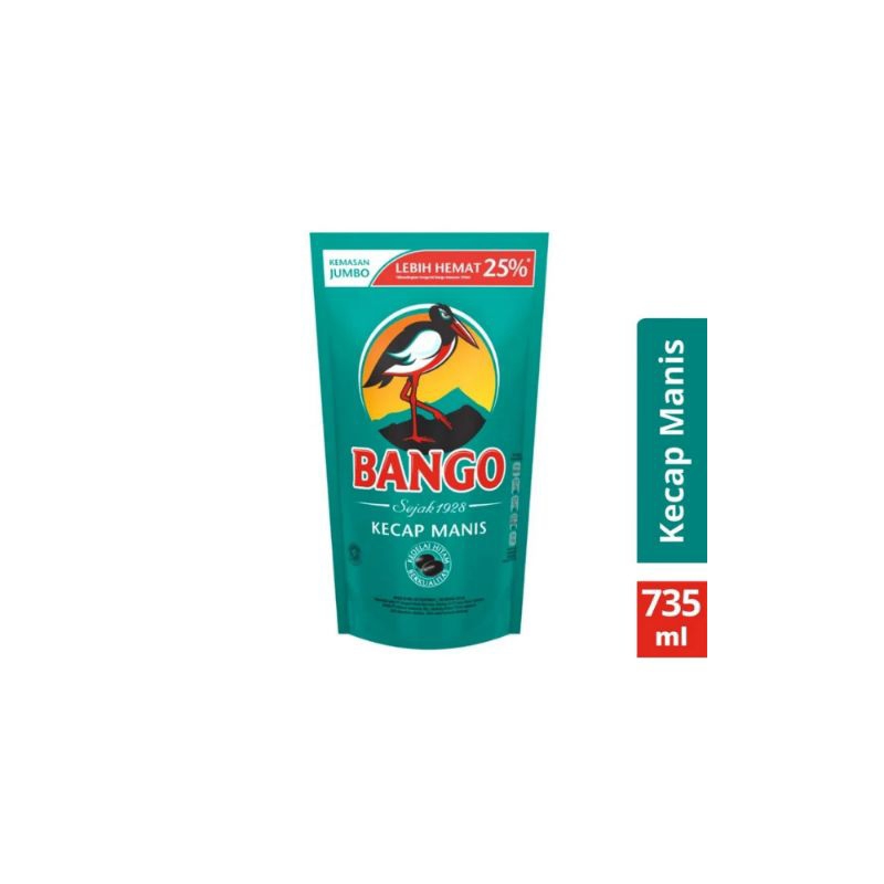 Jual BANGO KECAP MANIS POUCH 735ML | Shopee Indonesia
