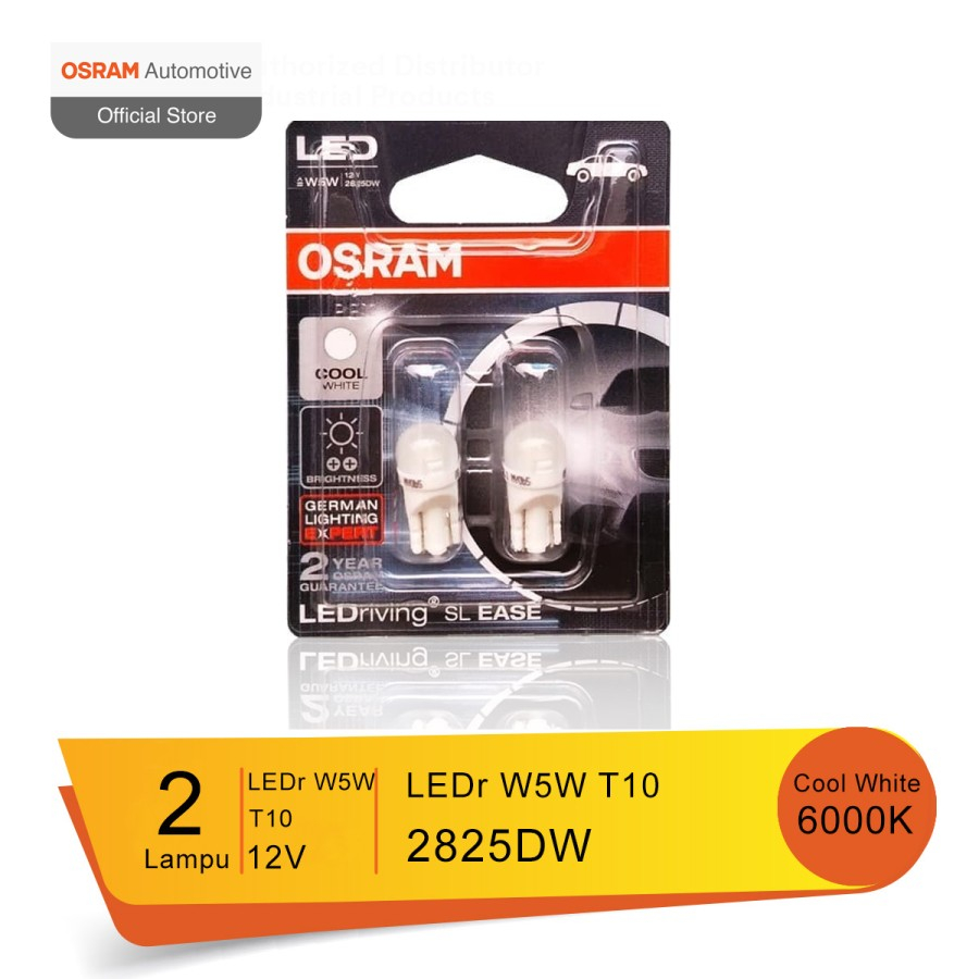 Jual OSRAM-Bohlam tusuk lampu senja, sen, kabin, plat LED T10-White 12v ...