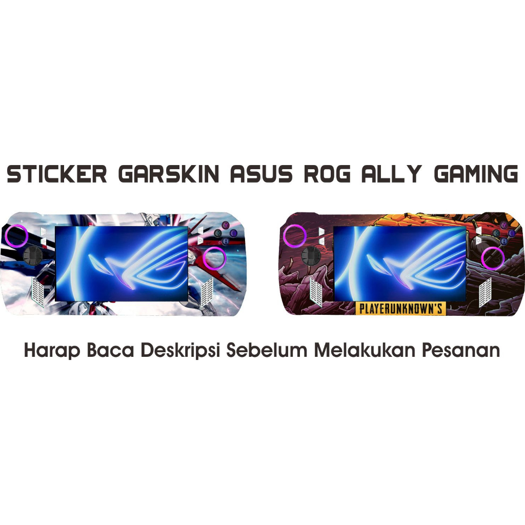 Jual Sticker Garskin Asus ROG ALLY gaming stiker ROG ally gaming ...