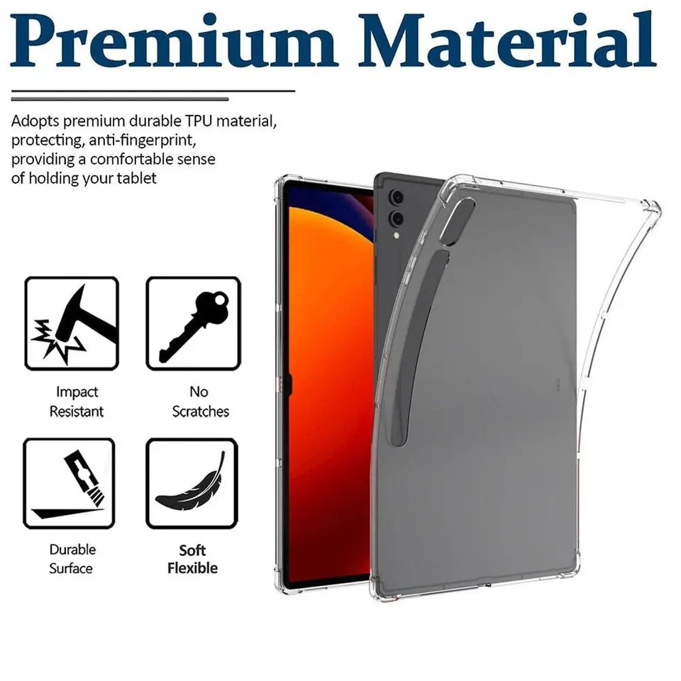 Jual SIlicone Bening Transparan Clear Samsung Tab S7 s8 S9 A9 plus S9+ S9 ULTRA FE S6 Lite case ...