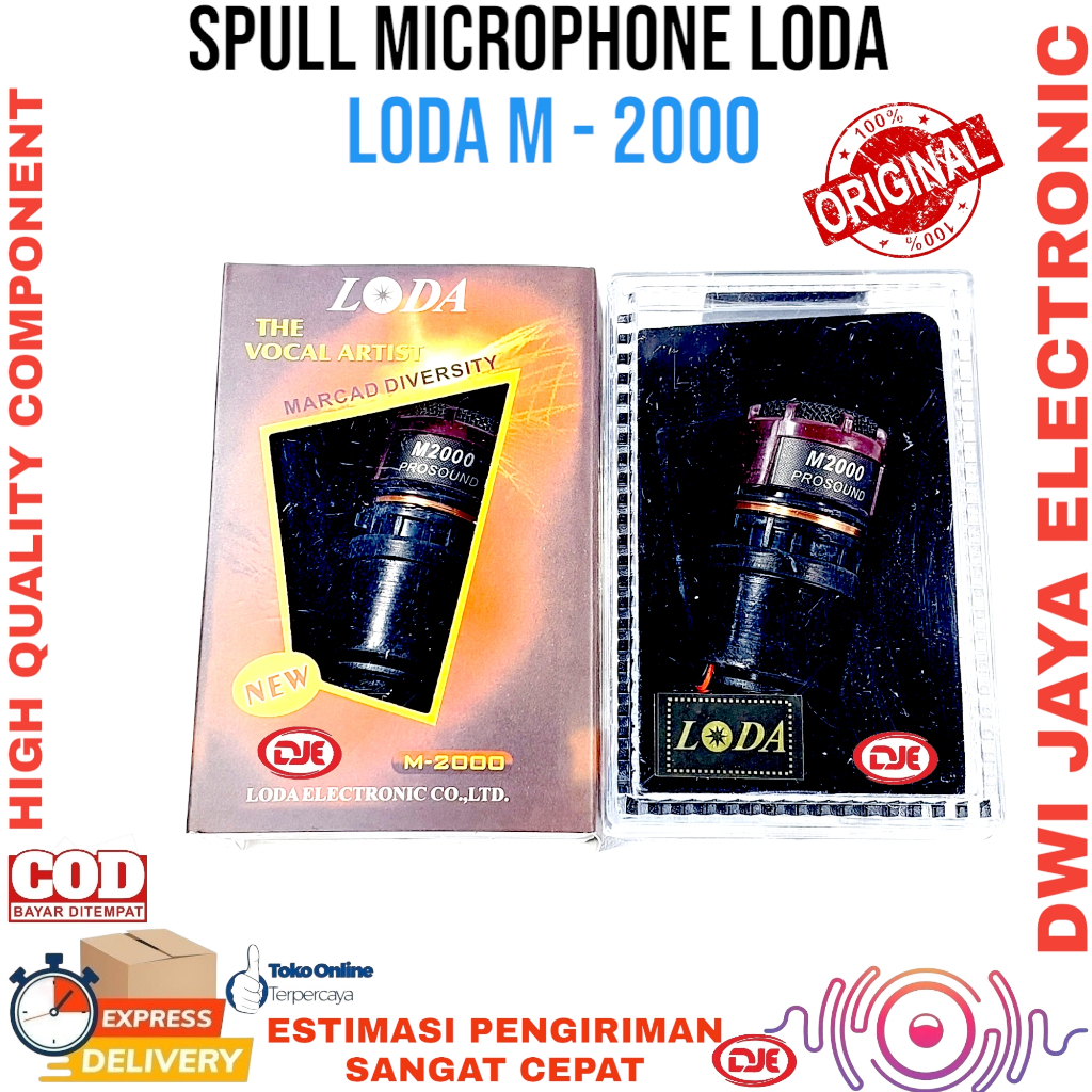 Jual Spul Mic Loda M2000 M-2000 Spool Microphone Original | Shopee ...