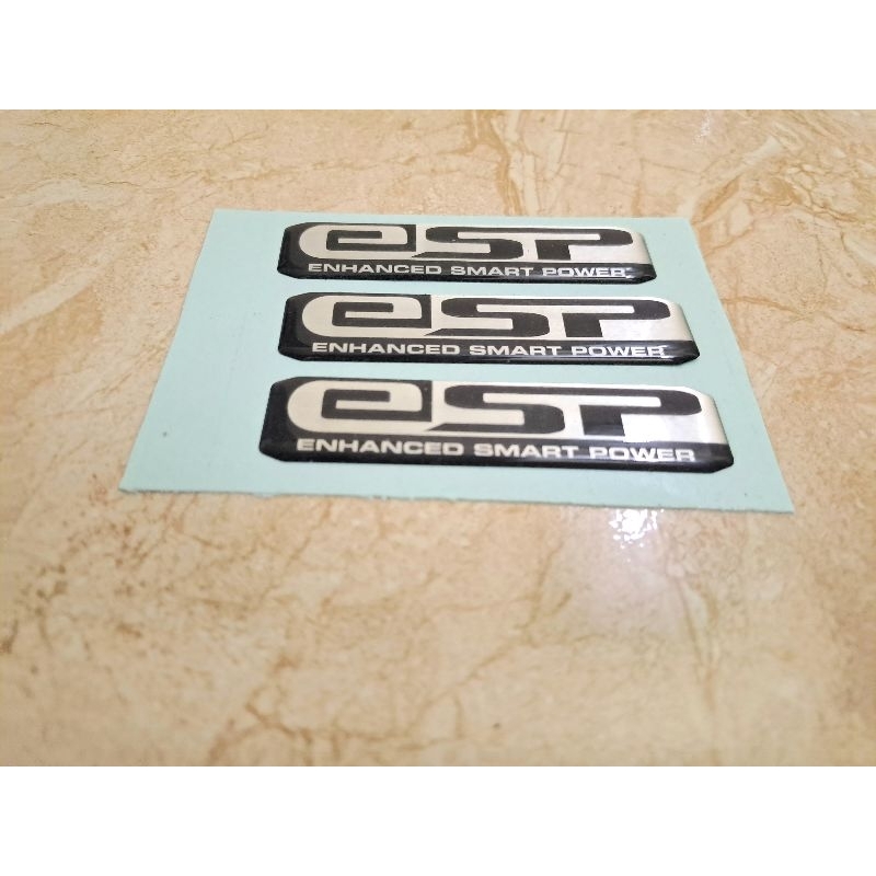 Jual Stiker emblem esp box filter honda harga 1pcs / emblem timbul esp ...