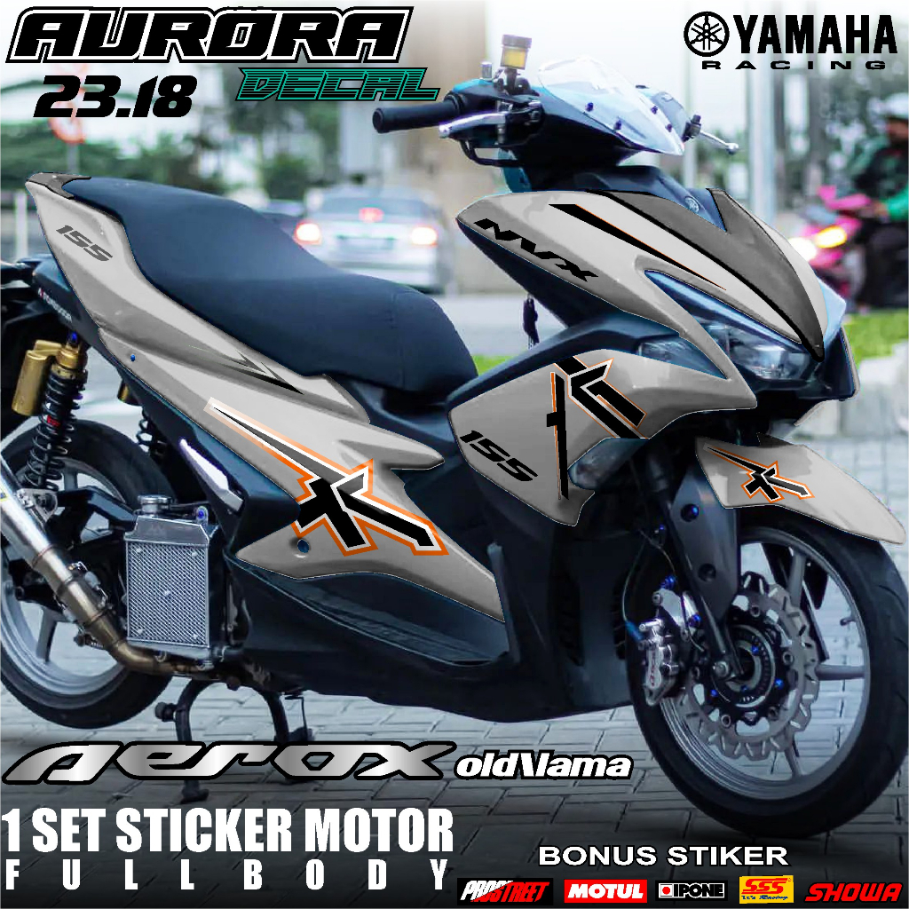 Jual COD Decal Dekal Sticker Stiker Aerox 155 OLD/LAMA FULL BODY DESIGN ...
