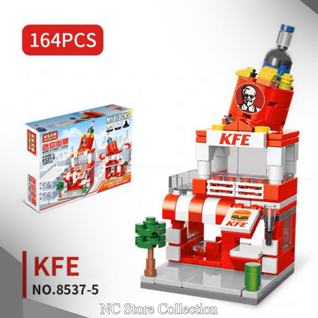 Jual Mainan Susun Lego dengan tema Street Food Stall / Gerobak Kuliner ...