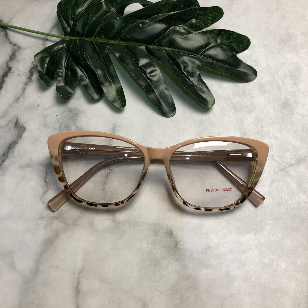 Jual New Kacamata Photocromic Cat Eye F7003 Lensa Bluecromic Blueray ...