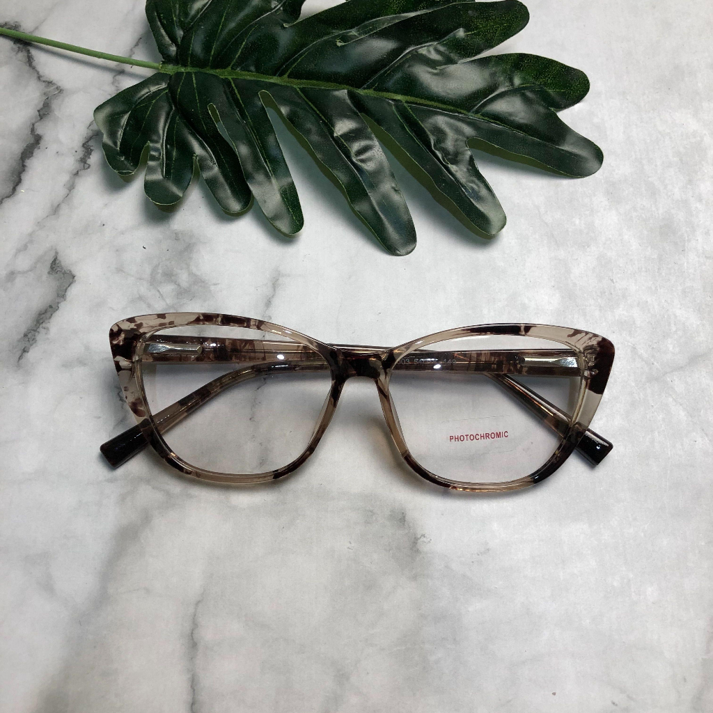 Jual New Kacamata Photocromic Cat Eye F7003 Lensa Bluecromic Blueray ...