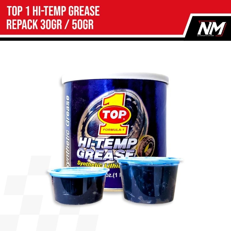 Jual Stempet Gemuk Cvt Bearing TOP 1 Hi Temp Grease Biru Repack 50gr ...