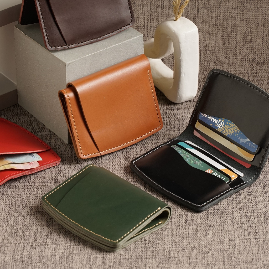 Jual Dompet Pria Kulit Asli Bifold Wallet Model Saku Uang Luar | Shopee ...