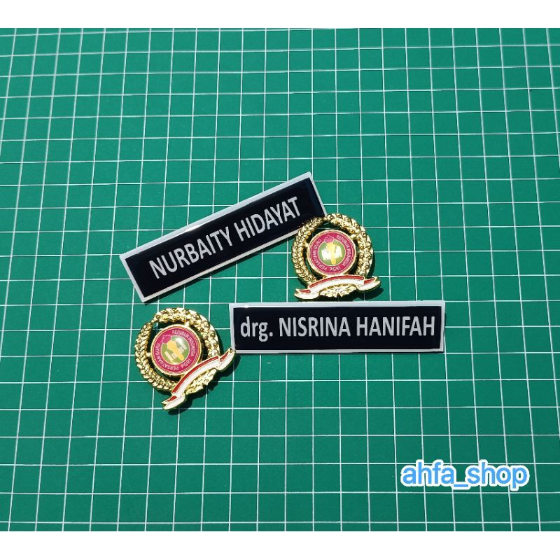 Jual Paket Name Tag ASN dan Pin PGRI | Shopee Indonesia