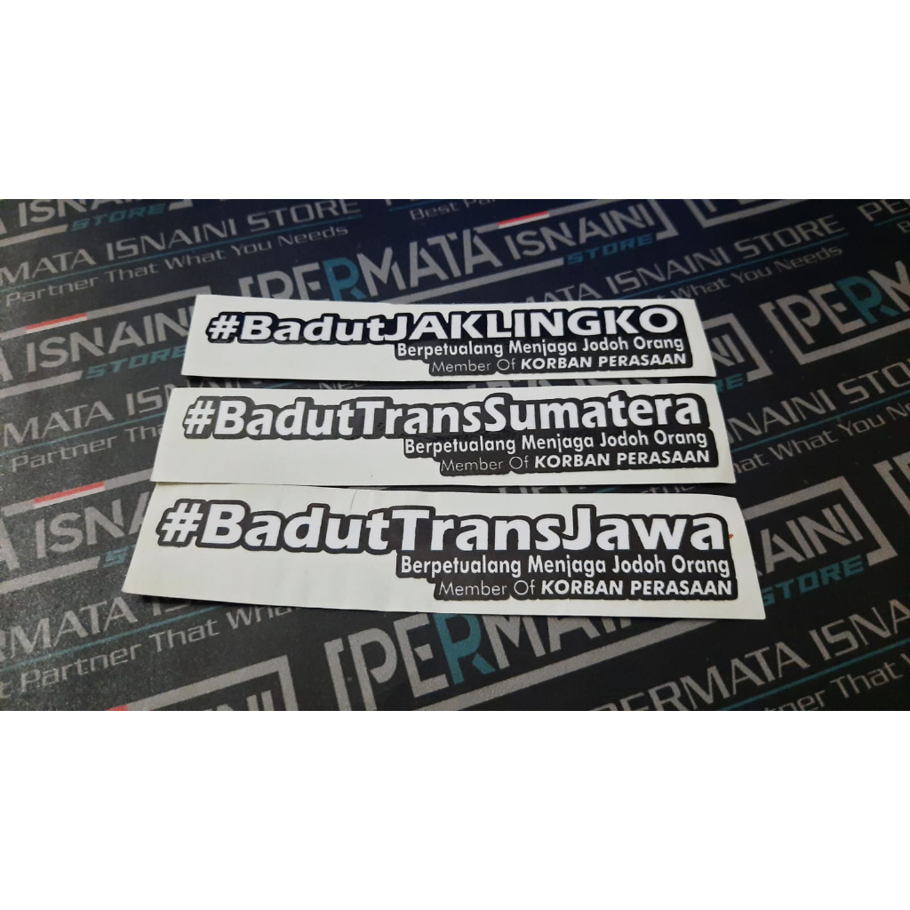 Jual Sticker Vinyl Badut Trans Jawa Trans Sumatera Jaklingko ala ...