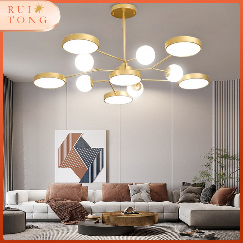 Jual Lampu Gantung Ruang Tamu Nordic Minimalis Modern Kamar Tidur Ruang Makan Lampu Gantung LED ...