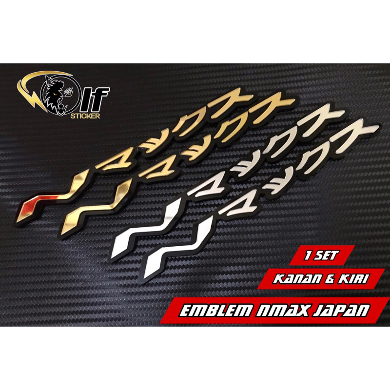 Jual EMBLEM NMAX JAPAN TIMBUL 3D LOGO YAMAHA NMAX JAPAN TIMBUL (1 SET ...