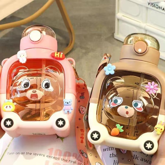 Jual Botol Bear Buffalo Original 1000ml Free Stiker 2D&3D + Tali ...