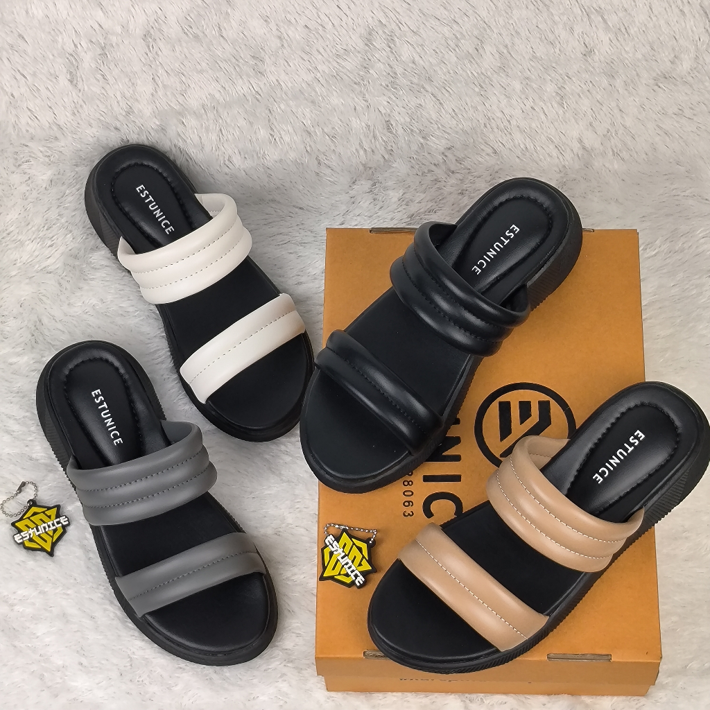 Jual Sandal Slop Wanita Sendal Wedges Slop Slip On Wanita - Dania ...
