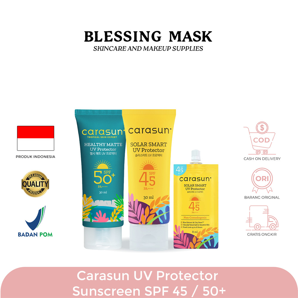Jual CARASUN Solar Smart UV Protector SPF 45 PA++++ | Healthy Matte UV ...