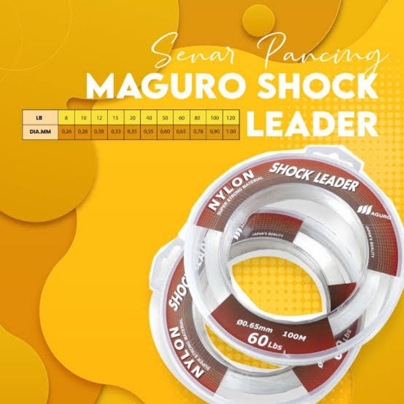 Jual Senar Pancing Leader MAGURO NYLON SHOCK LEADER 100m | pilih ...